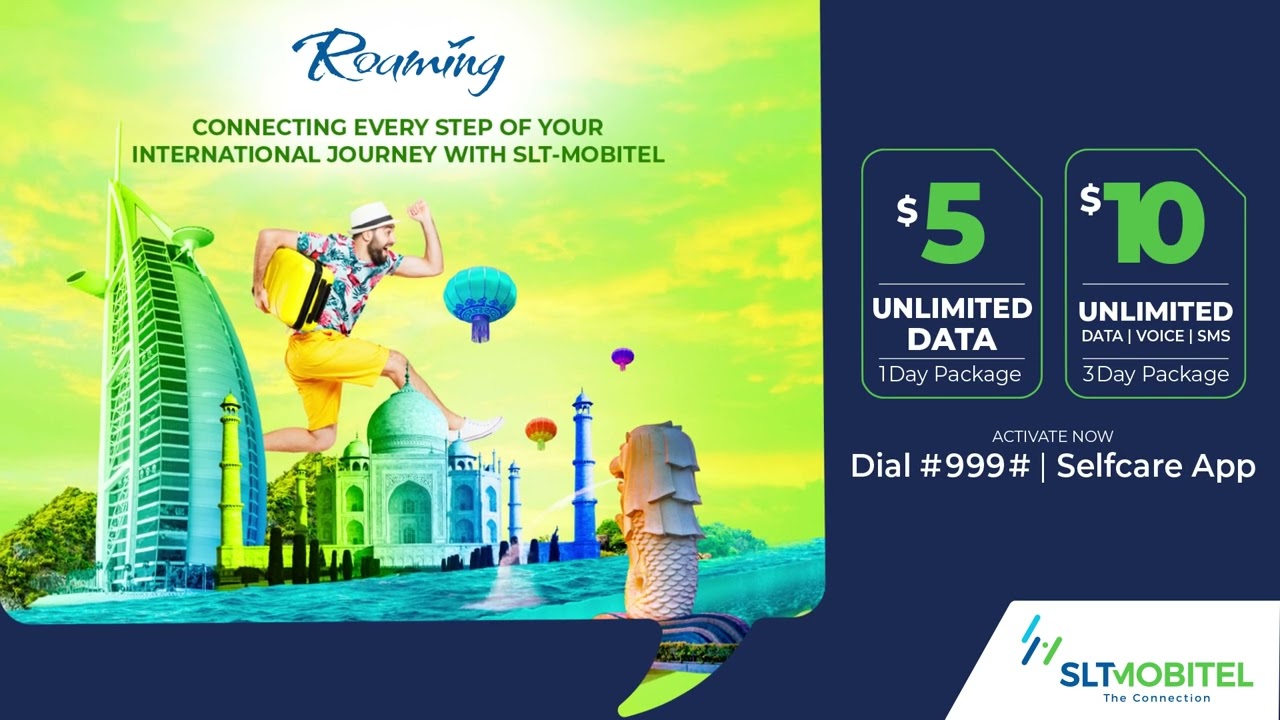 SLT Mobitel | Mobile | Roaming | Outbound | Postpaid Plans