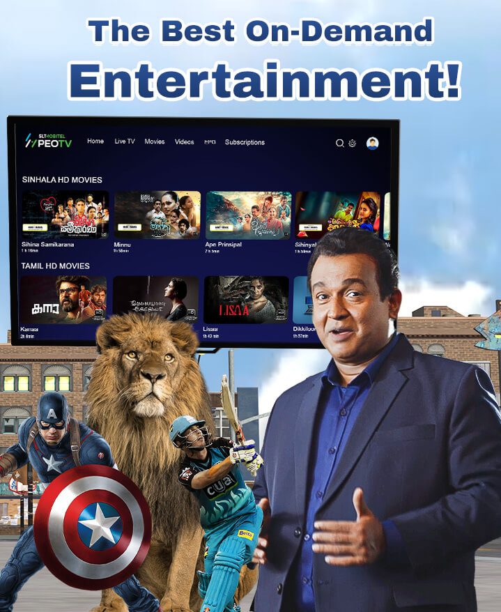 SLT Mobitel | Fixed | Peo Tv | Channels